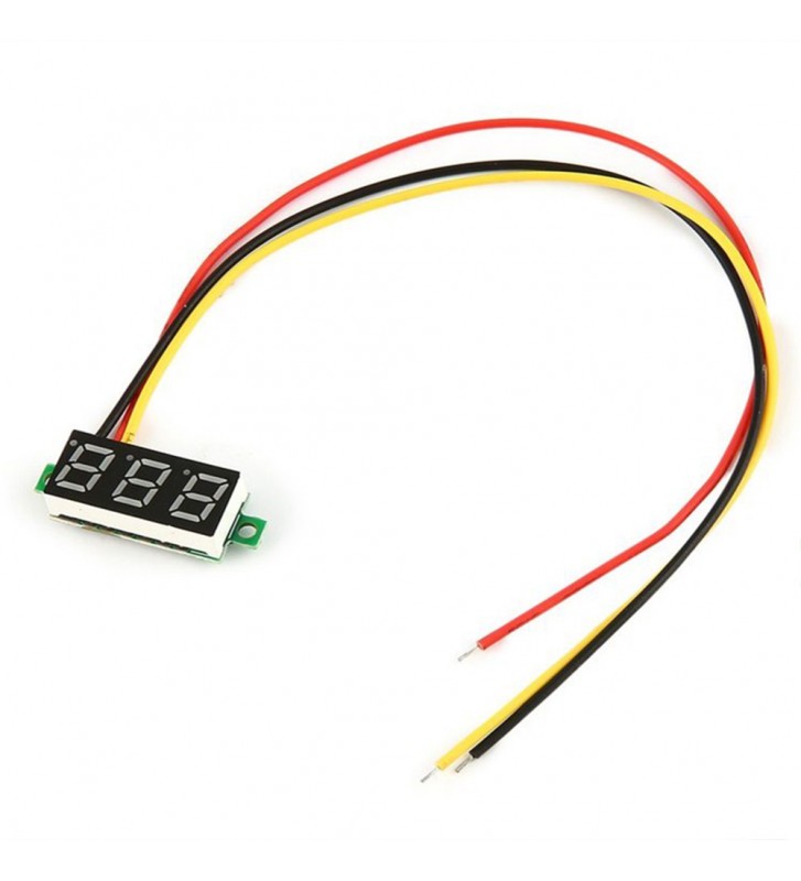 Cumpara Voltmetru digital verde 0.28" 0-100V DC 3
