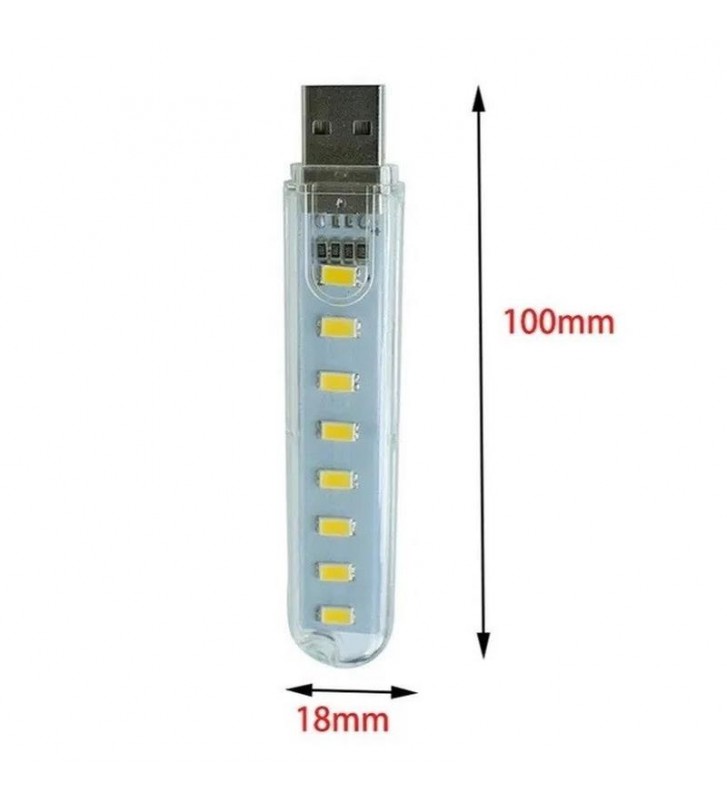 Cumpara Modul LED USB cu 8 leduri 5730 alb rece