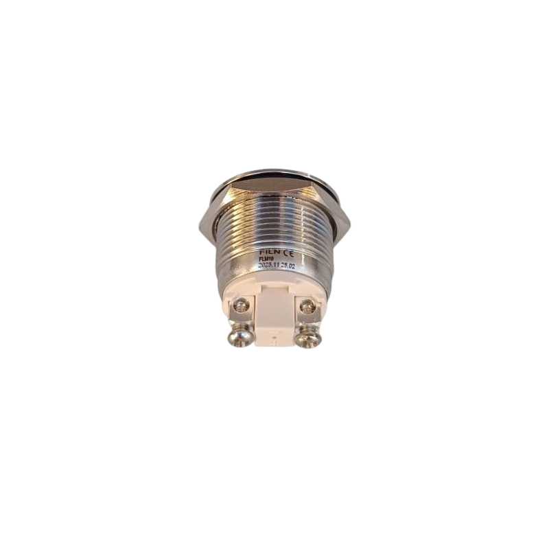Cumpara Buton Push Metalic, 12V DC, 19mm, fara