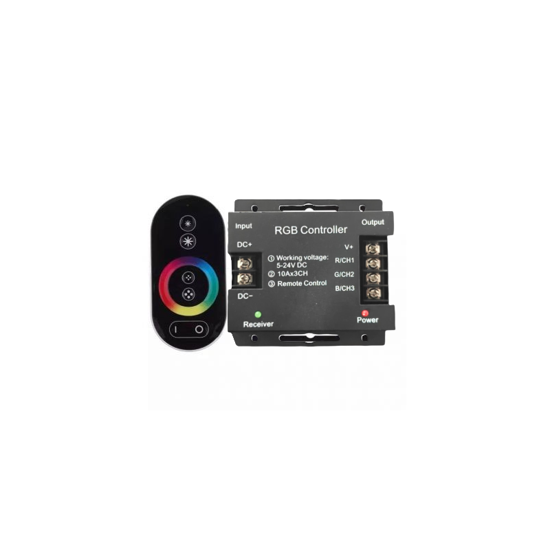Cumpara Controller RGB RF cu telecomanda touch