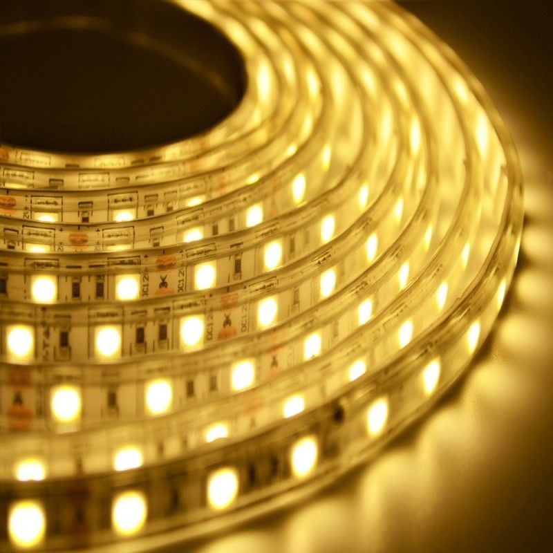 Cumpara Banda Led 5050 Alb Cald 12v 60 Led M